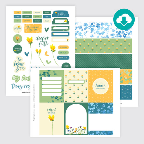 Hidden Treasures Printables – Creative Retreat Kits