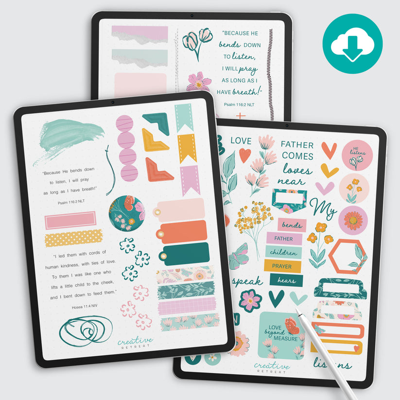 God Who Bends Down Digital Pack – Creative Retreat Kits