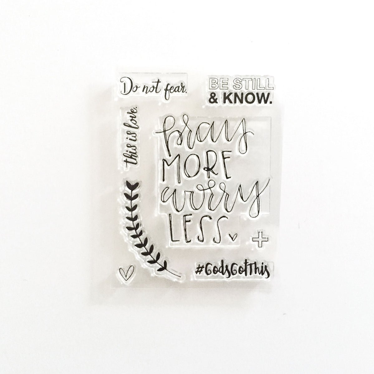 Pray More Stamp Set – Creative Retreat Kits